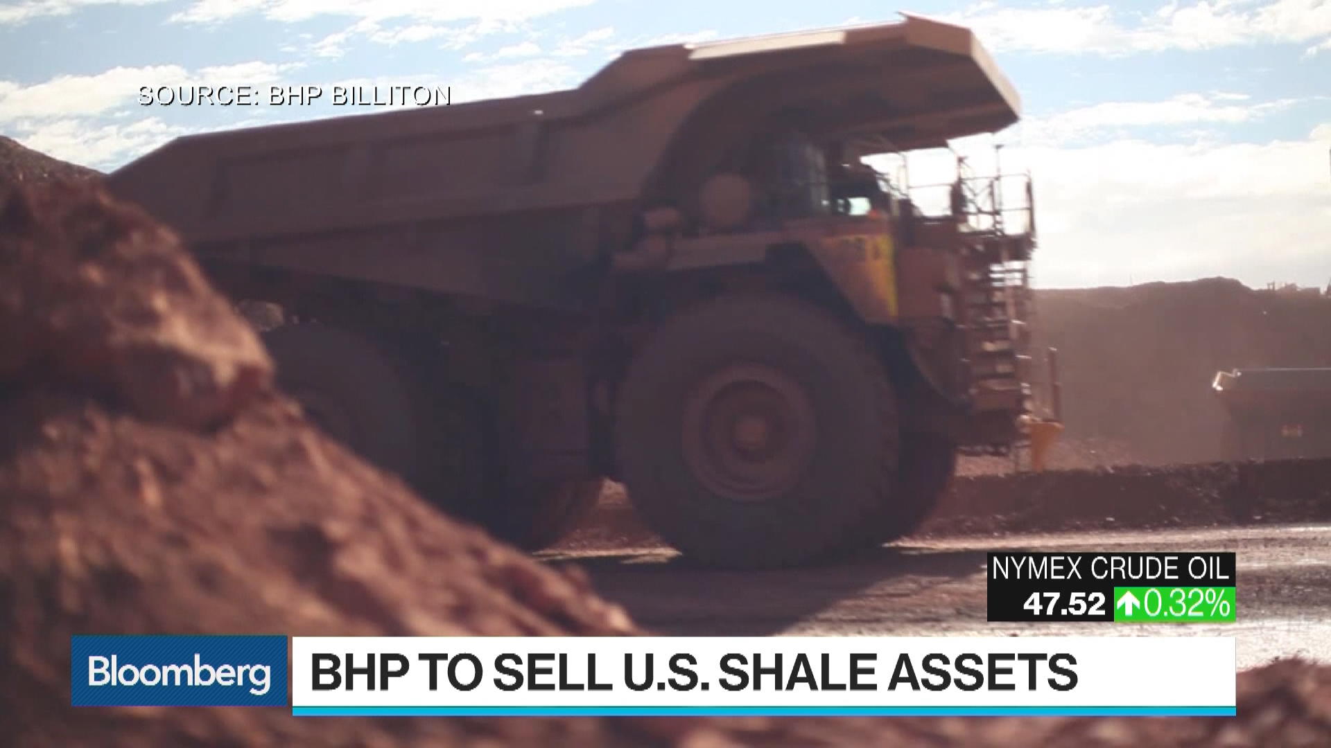 Watch BHP in Talks to Sell U.S. Shale Assets - Bloomberg