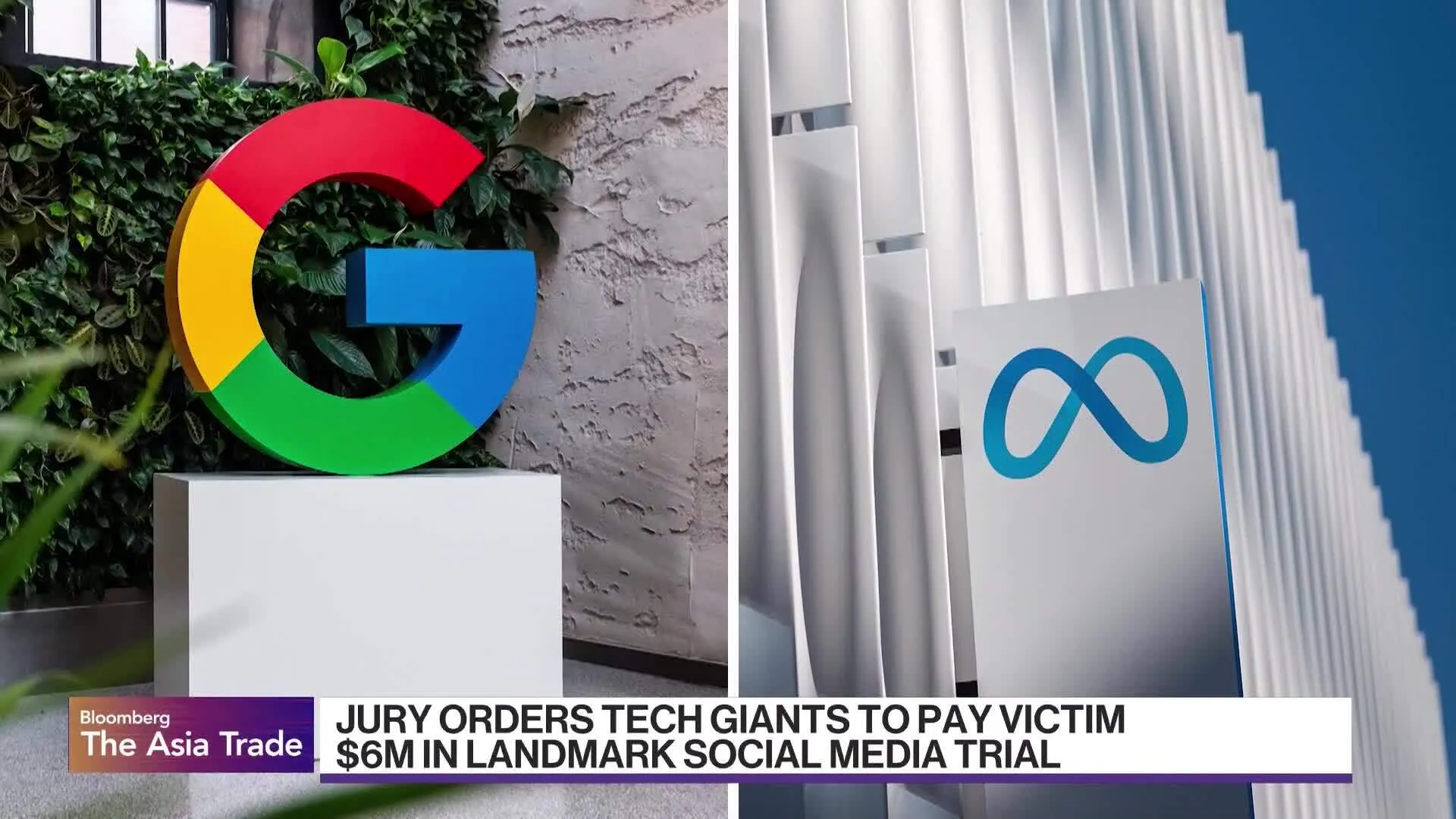 Watch Meta, Google Found Liable in Social Media Addiction Case - Bloomberg