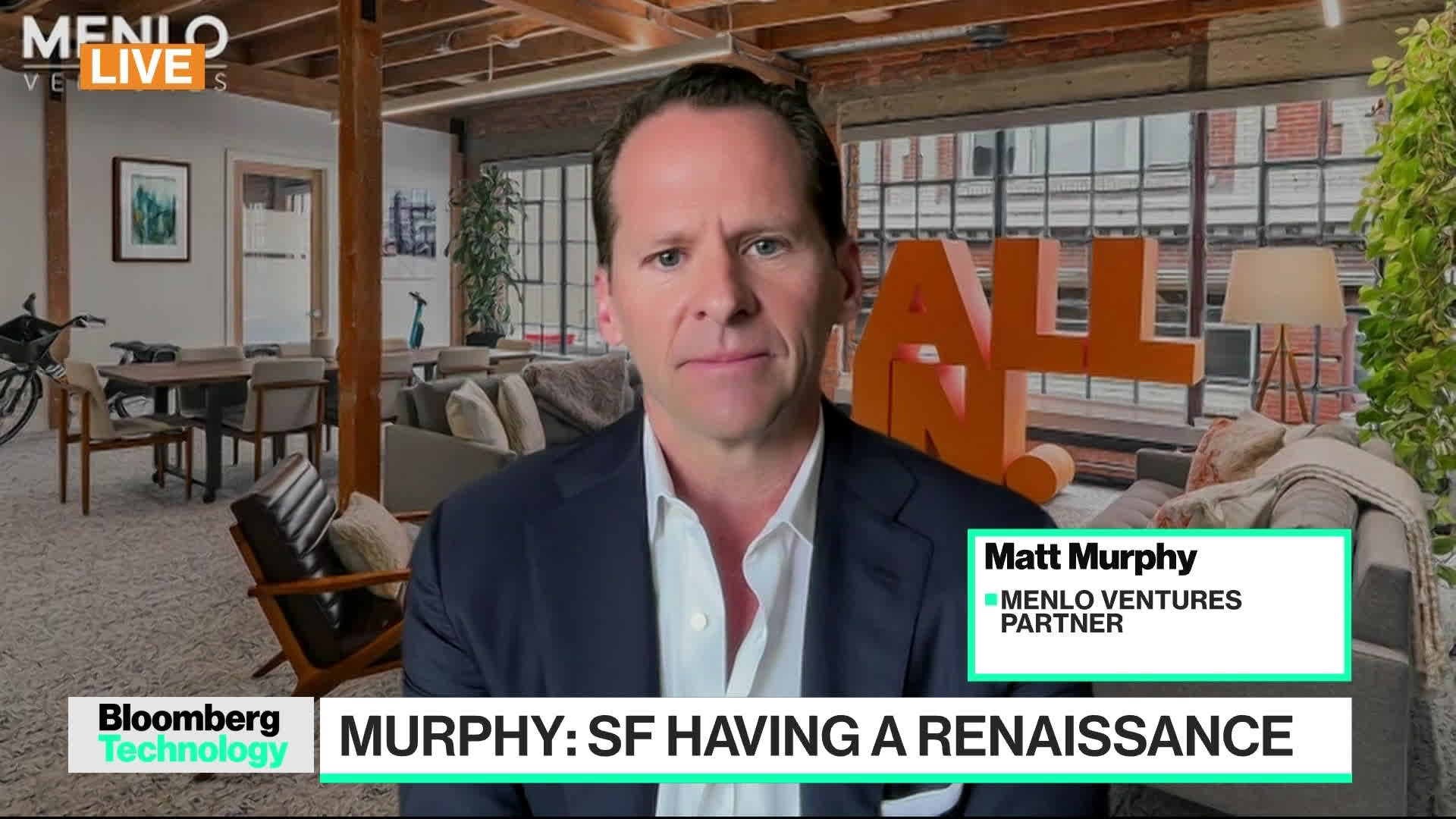 Watch Menlo Ventures Raises $1.35B for AI Investments - Bloomberg