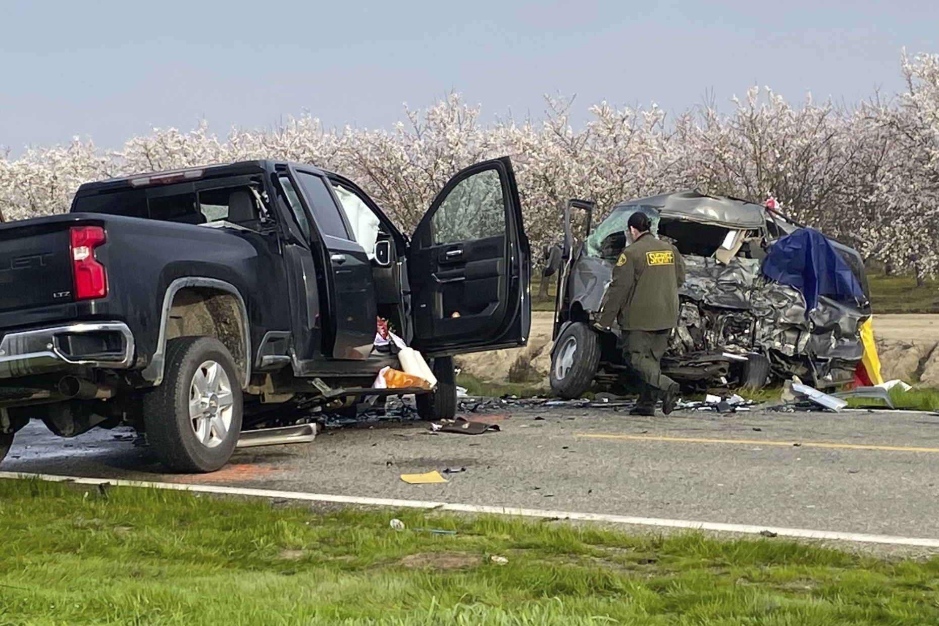 Police: 7 farmworkers in van, 1 pickup driver killed in head-on crash ...