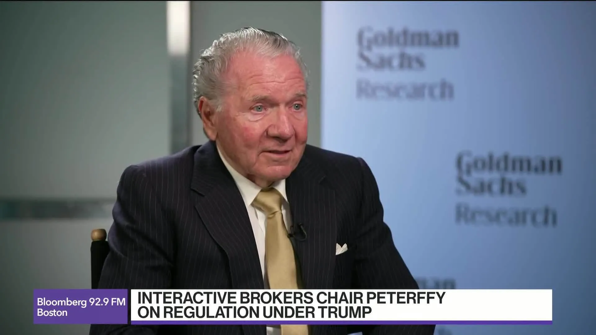 Watch Thomas Peterffy Talks Trump, M&A, Cryptocurrencies - Bloomberg