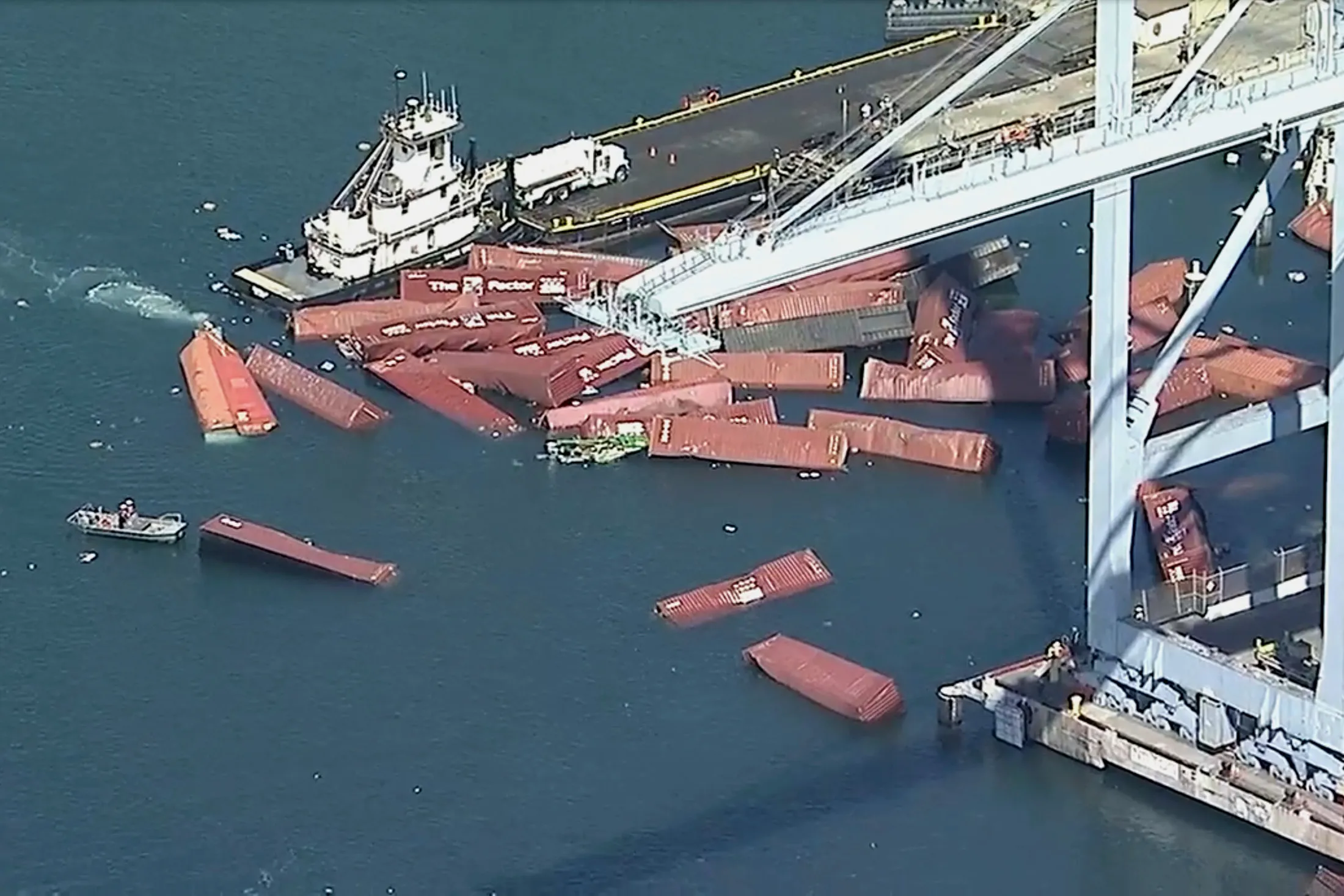 Dozens of Containers Fall Off Ship Into Water at Long Beach Port ...