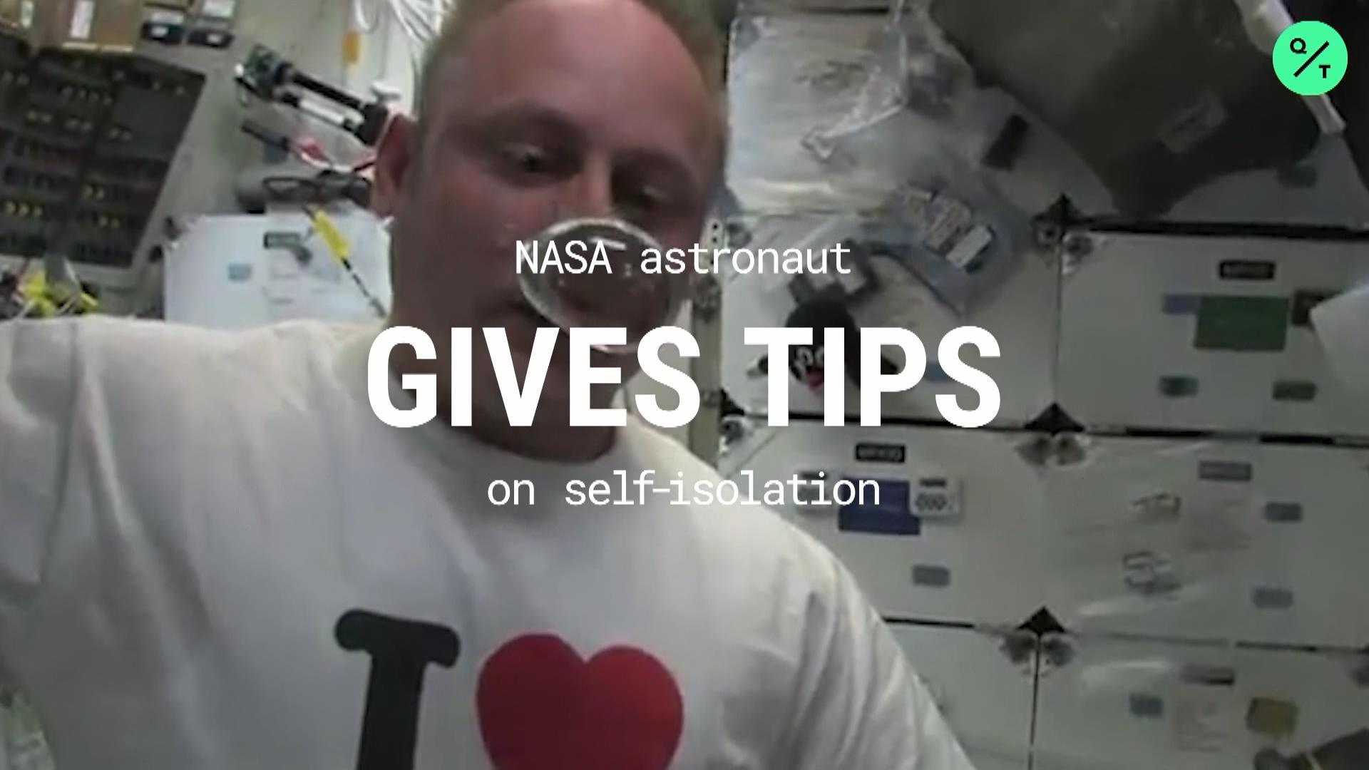 Watch NASA Astronaut Give Tips On Isolation - Bloomberg