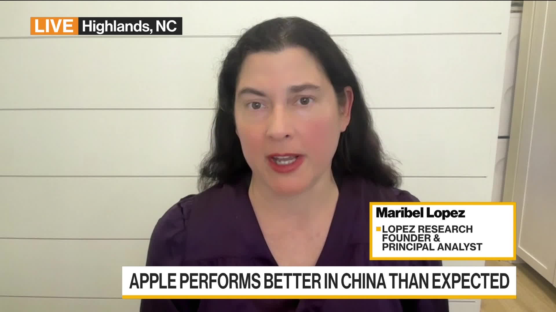 Watch Lopez Research on Apple Earnings - Bloomberg