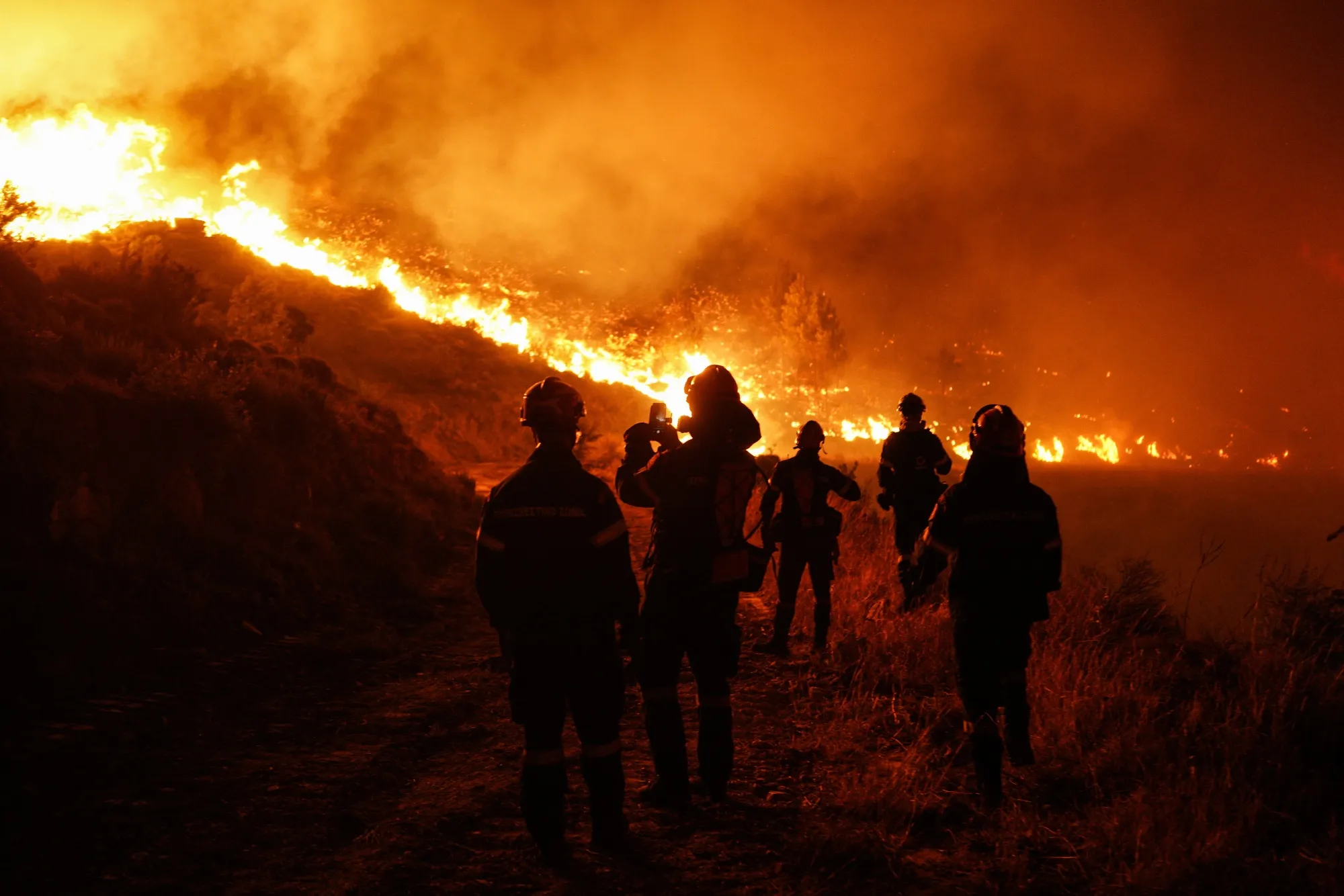 Greece Wildfires: Concern Grows as Temperatures Climb and Winds ...