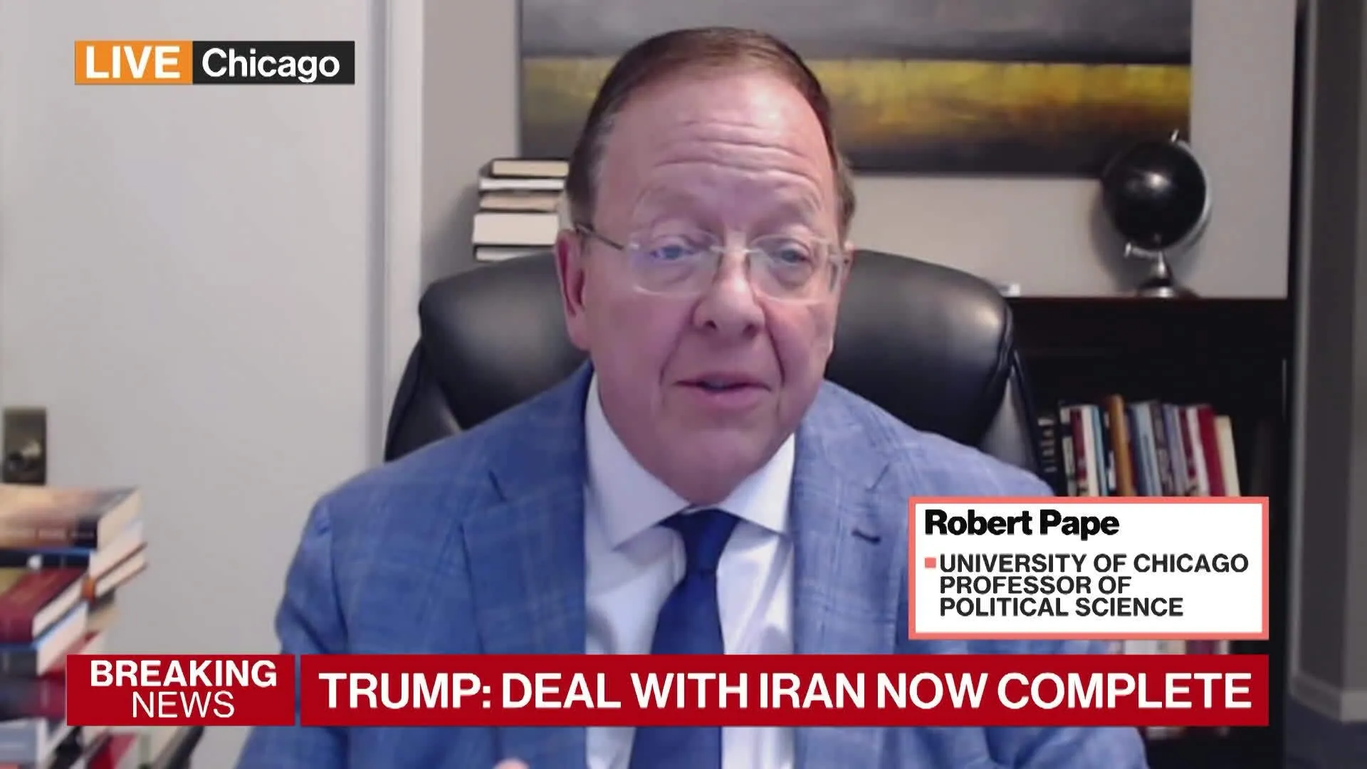 Watch University of Chicago's Pape on the US-Iran Deal - Bloomberg