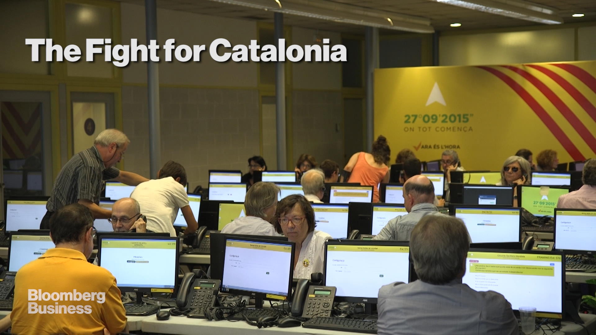Watch Inside the Campaign to Split Spain - Bloomberg