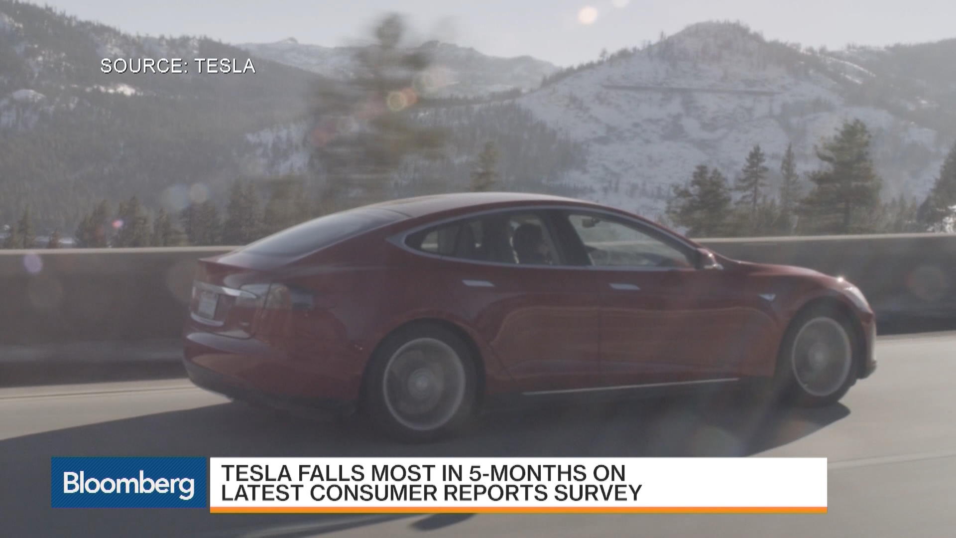 Watch Consumer Reports Ends Tesla Model S Recommendation - Bloomberg