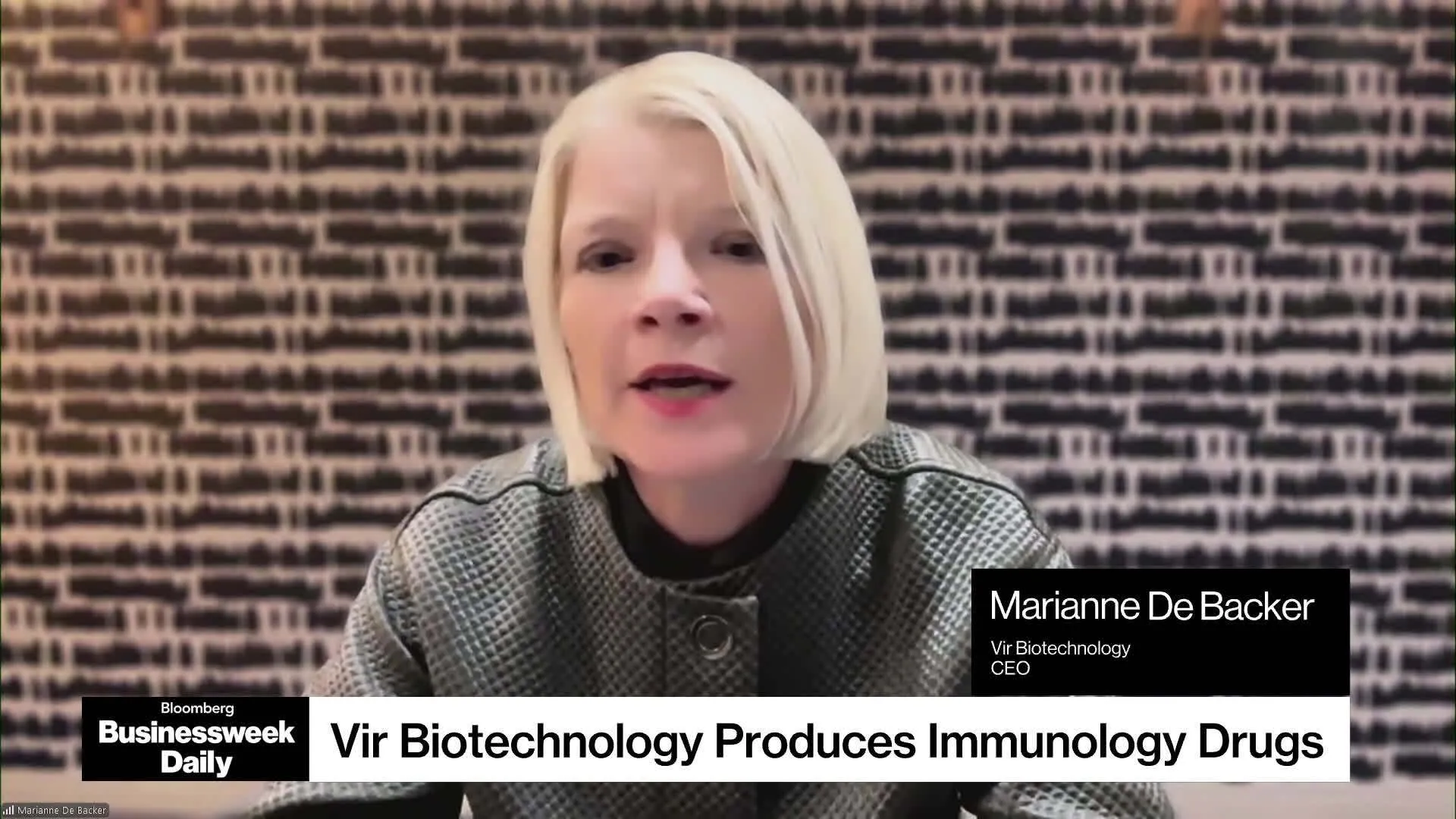 Watch Vir Biotechnology CEO Sees Progress in the Fight Against Cancer ...
