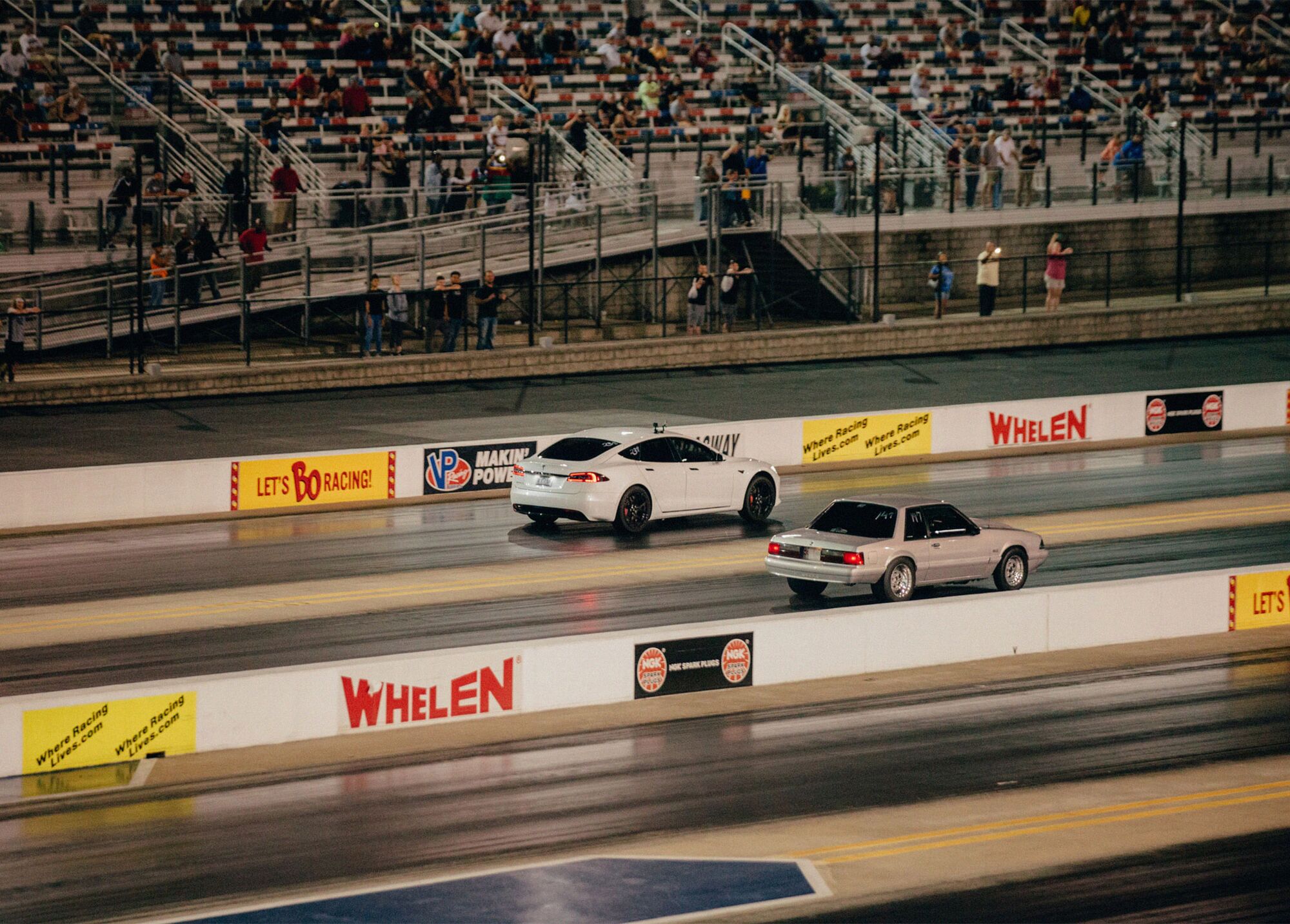 Tesla Drag Racing in Nascar Country - Bloomberg