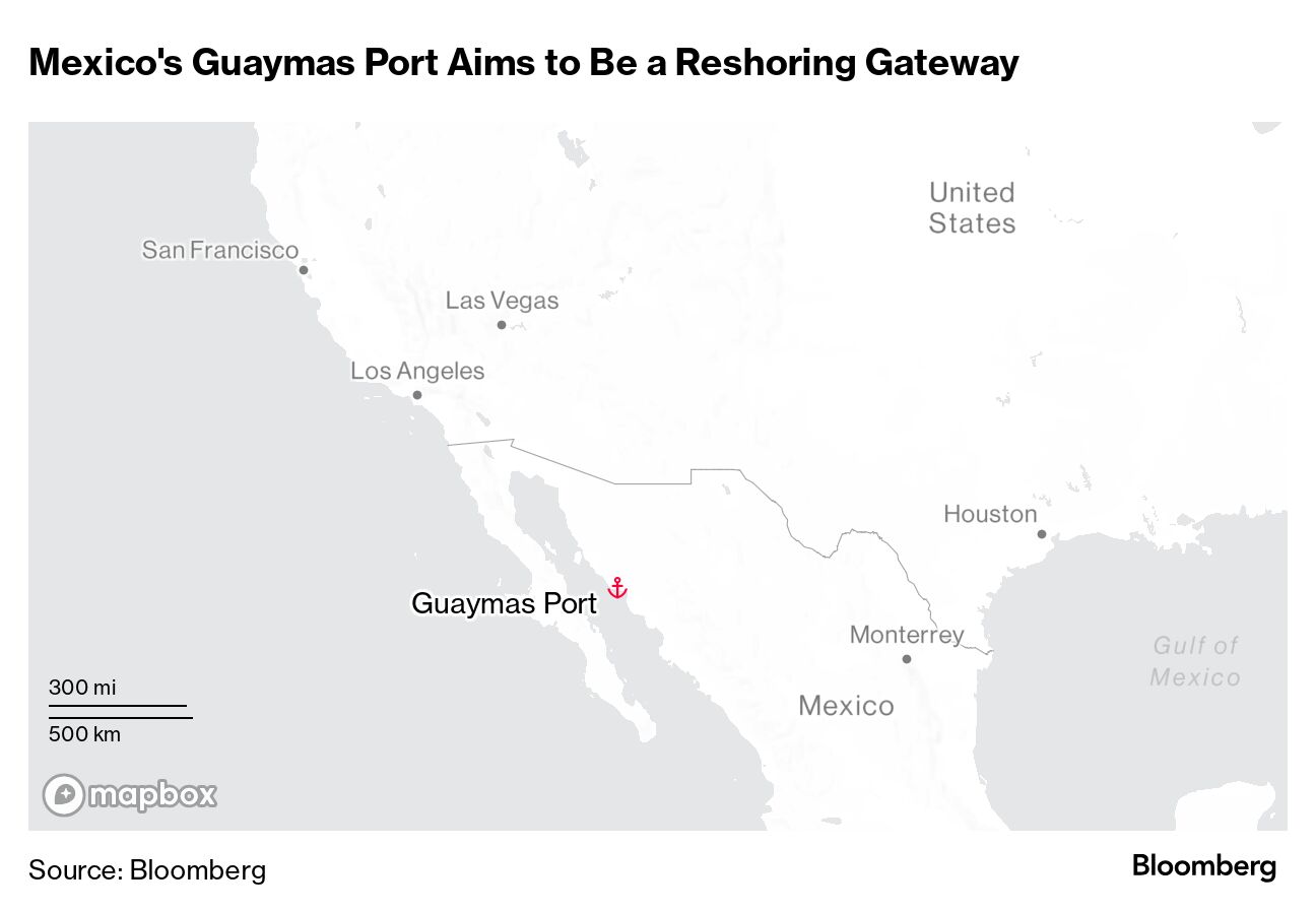 Puerto Guaymas Mexico Map Guaymas Opens The Door To Large Investments