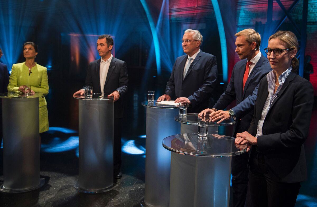 ECB Cast as Villain for Germany in TV Debate of Smaller Parties - Bloomberg
