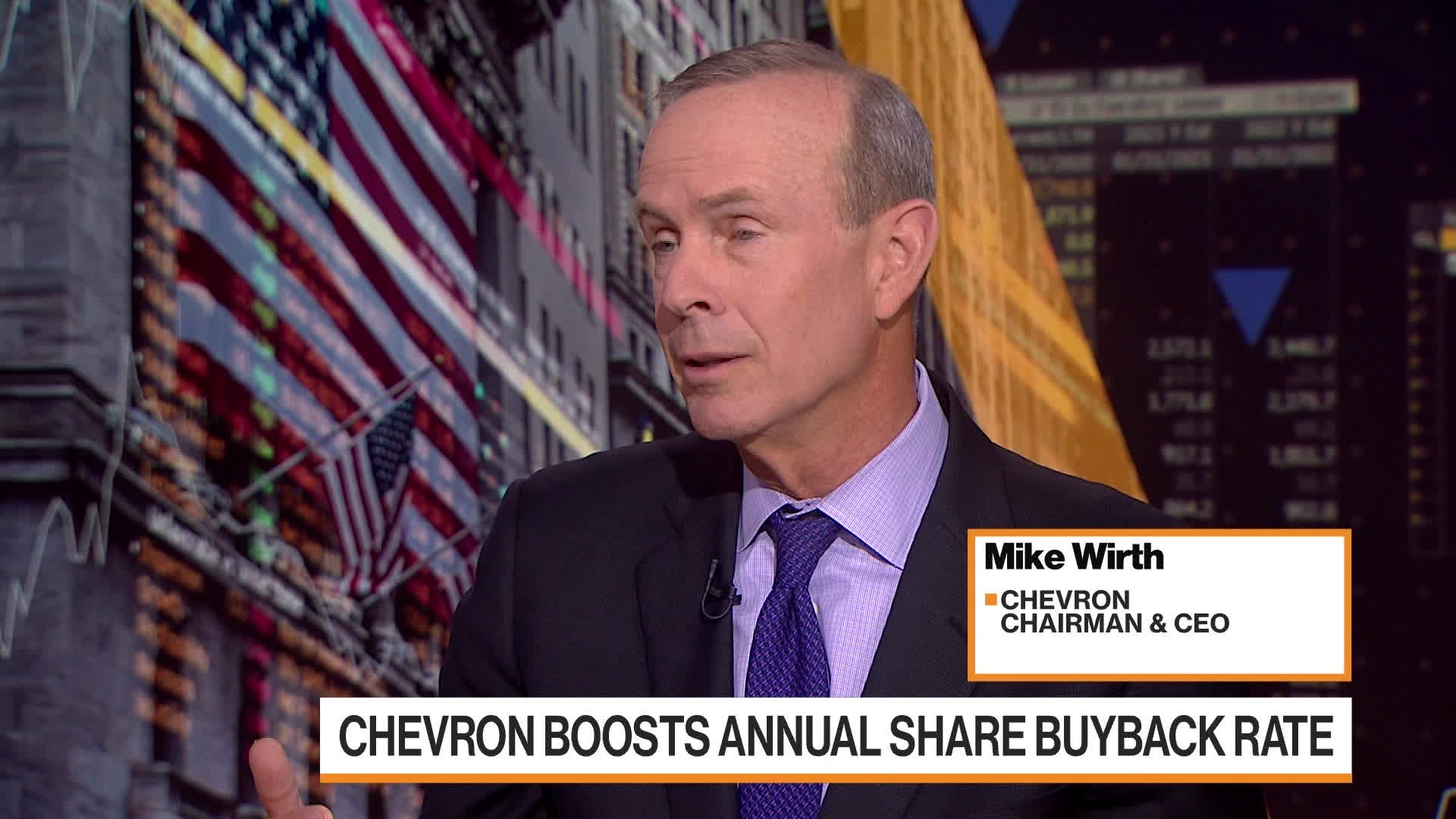 Watch Chevron CEO on Share Buybacks, Deals, Oil Capacity - Bloomberg