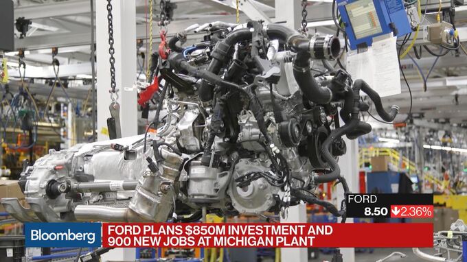 Ford (F) Invests $900M to Build Electric Vehicles in Michigan - Bloomberg