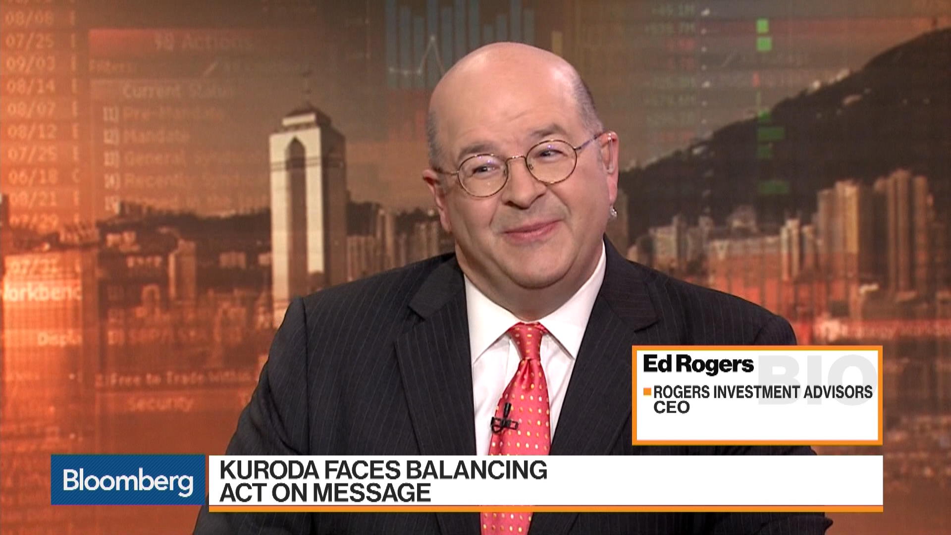 Watch Rogers Investment's CEO Expects Kuroda to be Re-appointed - Bloomberg