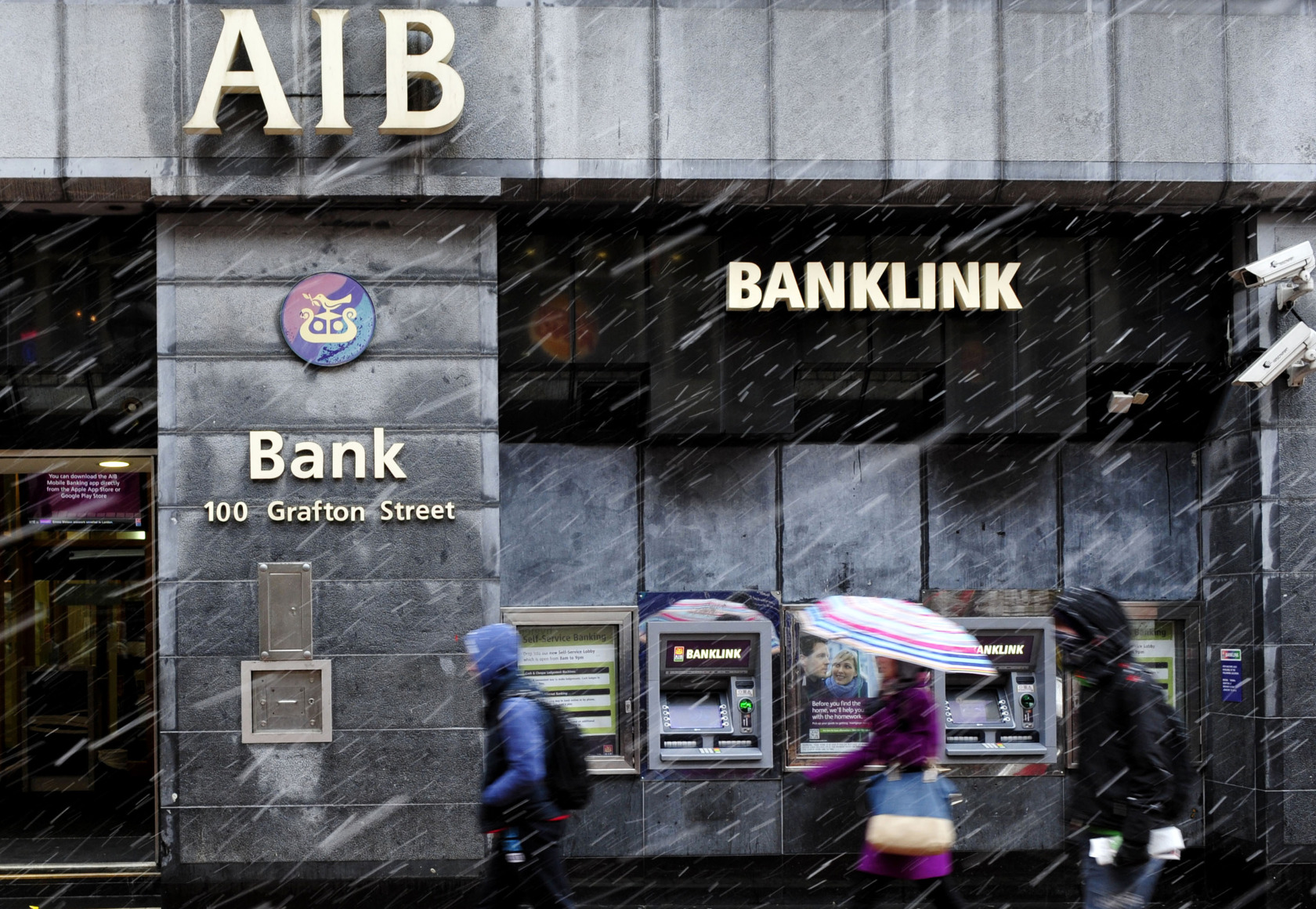 AIB Shares Fall Most Since May as Profits Drop And Clouds Loom - Bloomberg