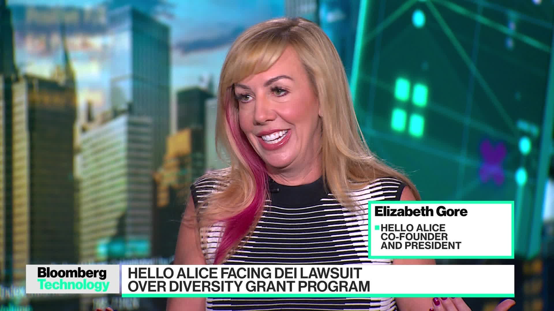 Watch Hello Alice Co-Founder on Fighting Off DEI Lawsuit - Bloomberg