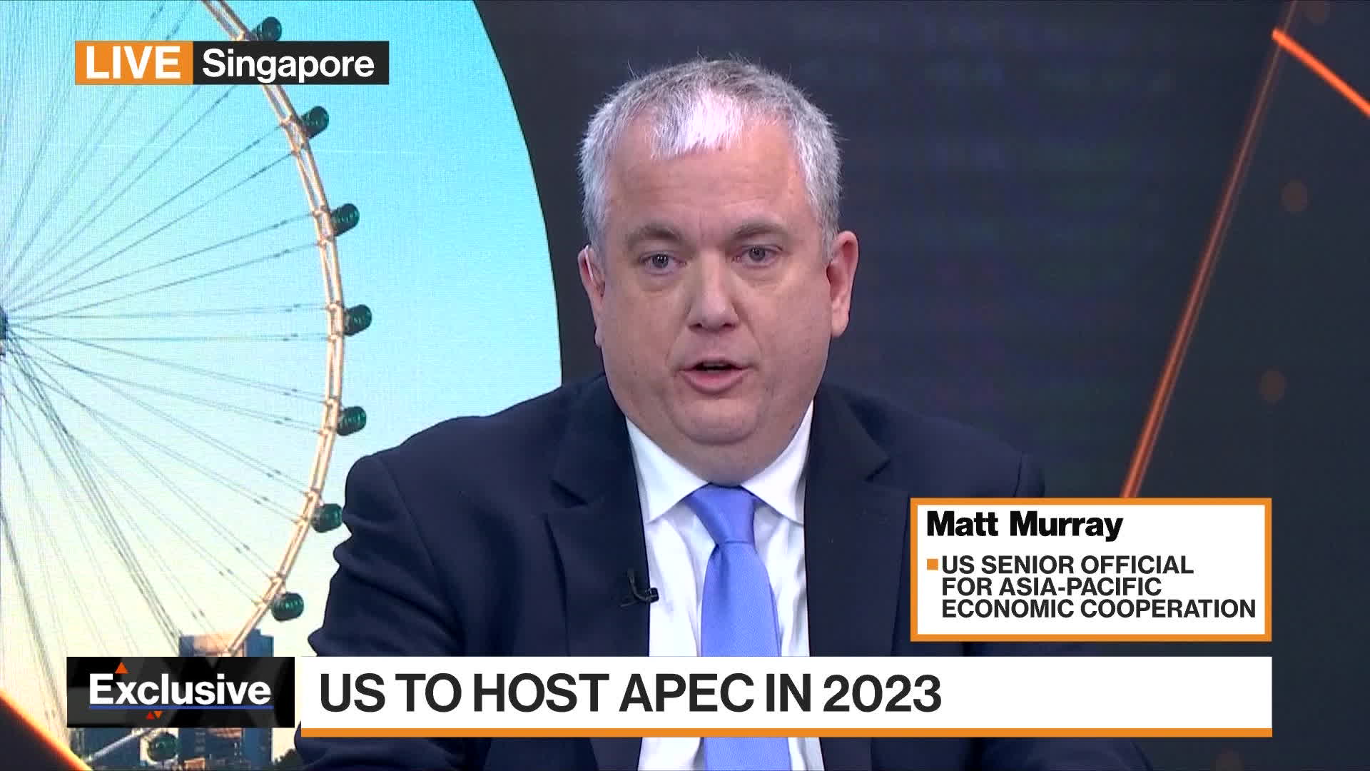 Watch US Snr. Official for APEC on US-China Ties - Bloomberg