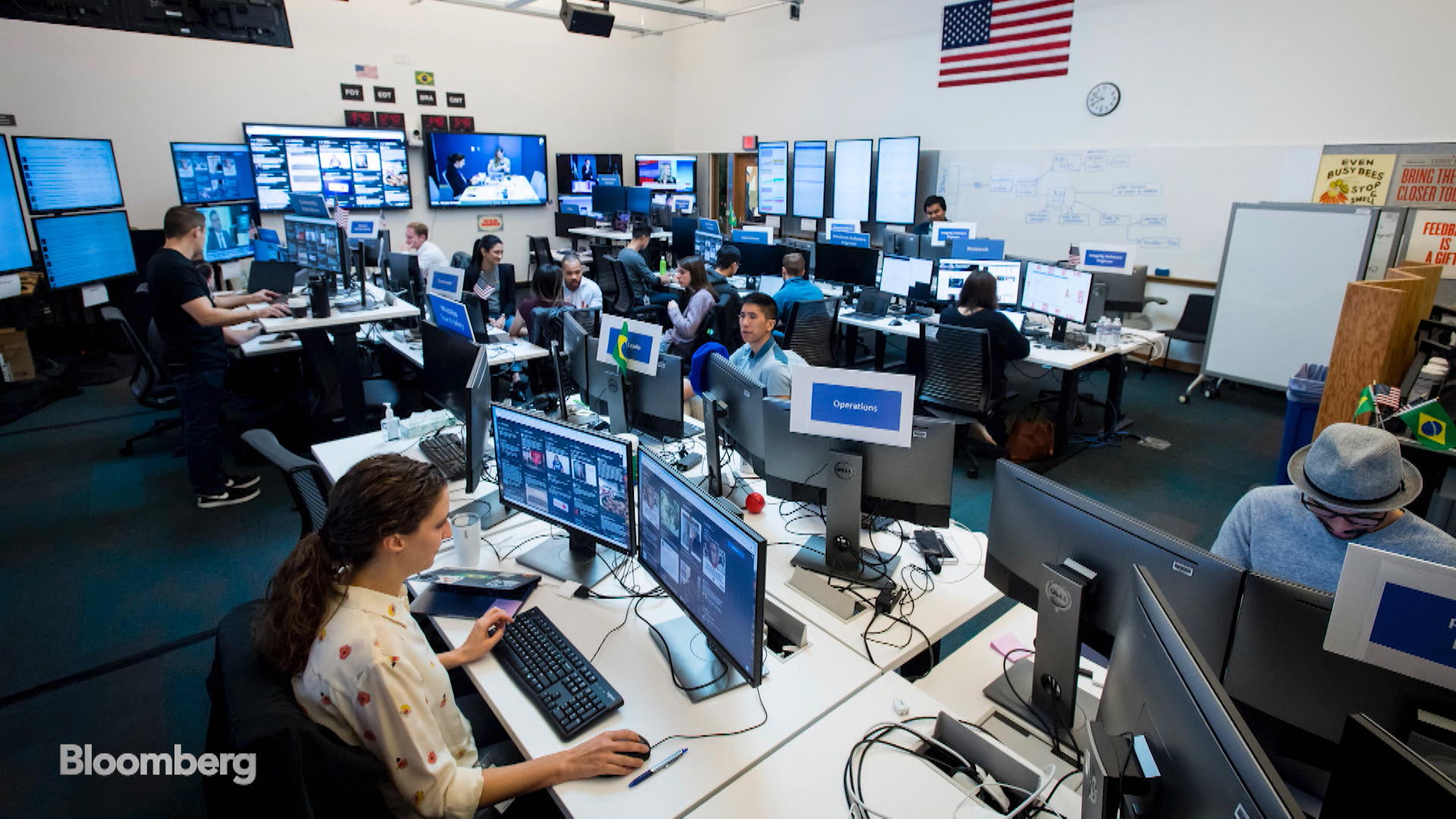 Watch Why Has Facebook Created a War Room? (Video) - Bloomberg