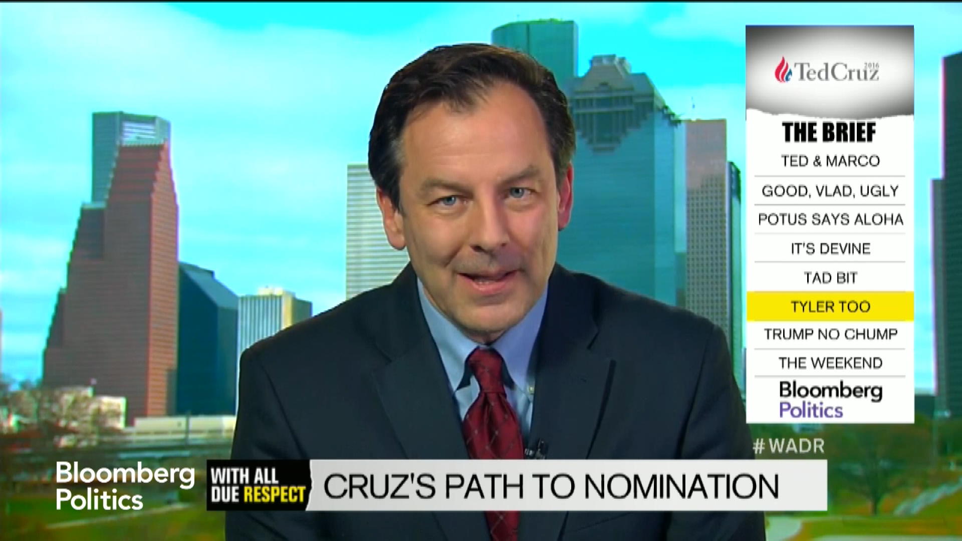 Watch Cruz Spokesman Tyler Defends Senator’s Immigration Stance - Bloomberg