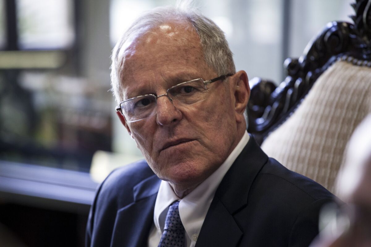 Peru's Ex-President Kuczynski Detained in Odebrecht Probe - Bloomberg