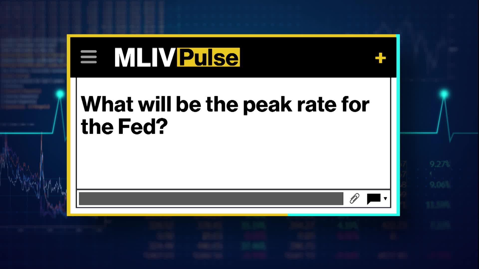 Watch MLIV Pulse: What Will Be the Peak Rate for the Fed? - Bloomberg
