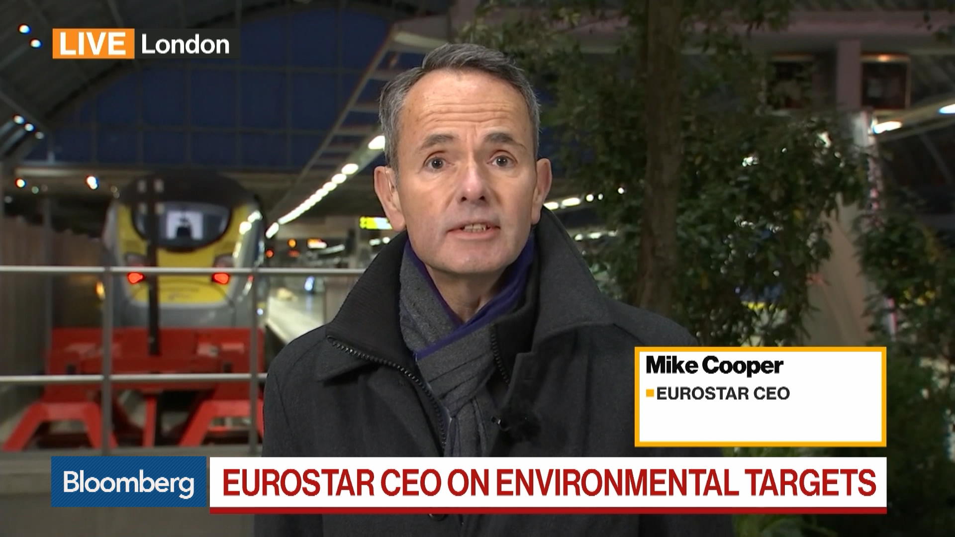 Watch Eurostar CEO Mike Cooper on Eurostar Anniversary, Environmental ...
