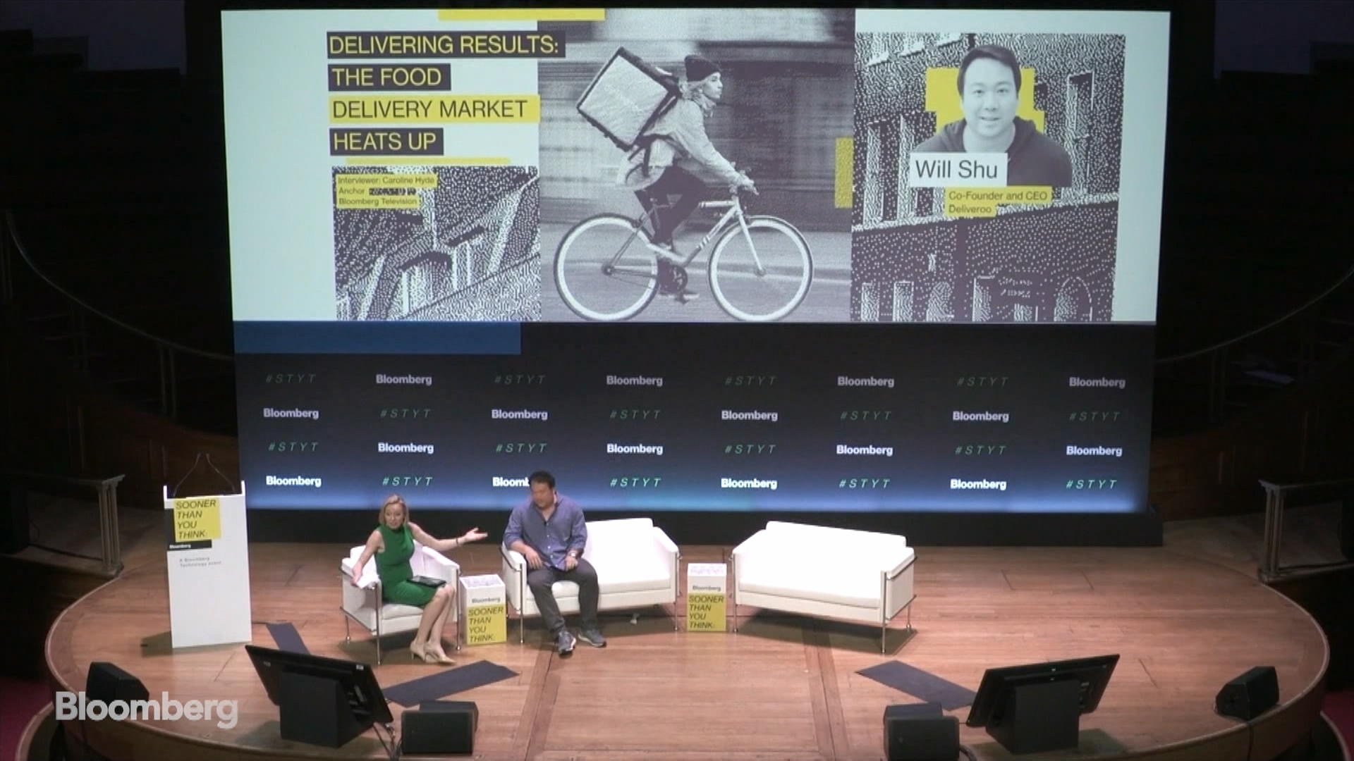 Watch Deliveroo CEO on the Global Food Delivery Business - Bloomberg