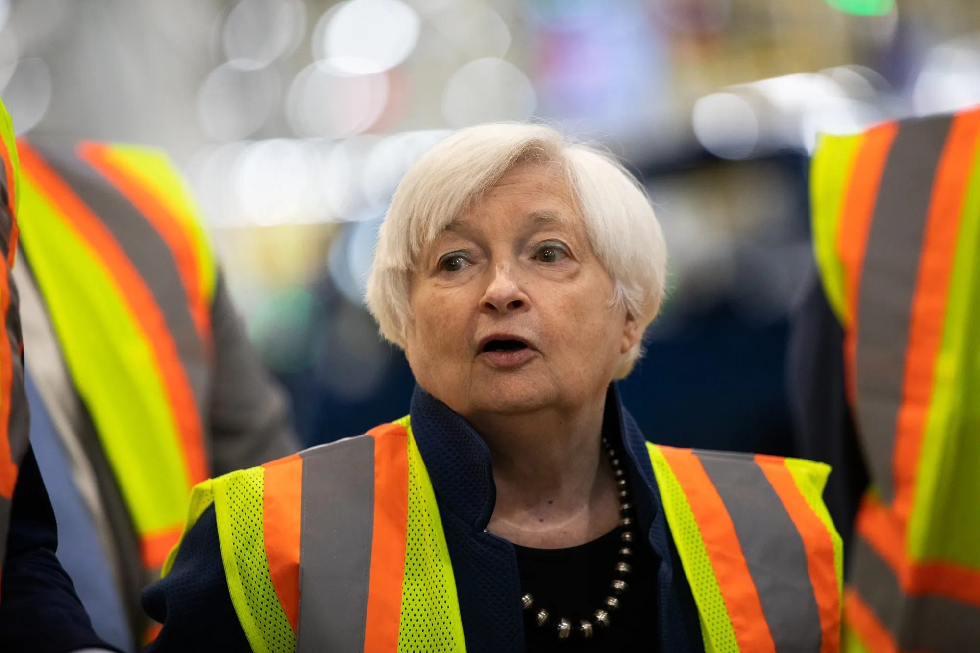 Yellen Says Markets Functioning Well, Conditions Not Disorderly - Bloomberg