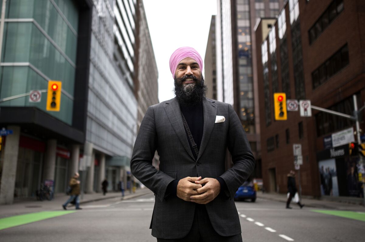 Trudeau vs. Singh Is Next Battle for Hearts of Canada’s Left - Bloomberg