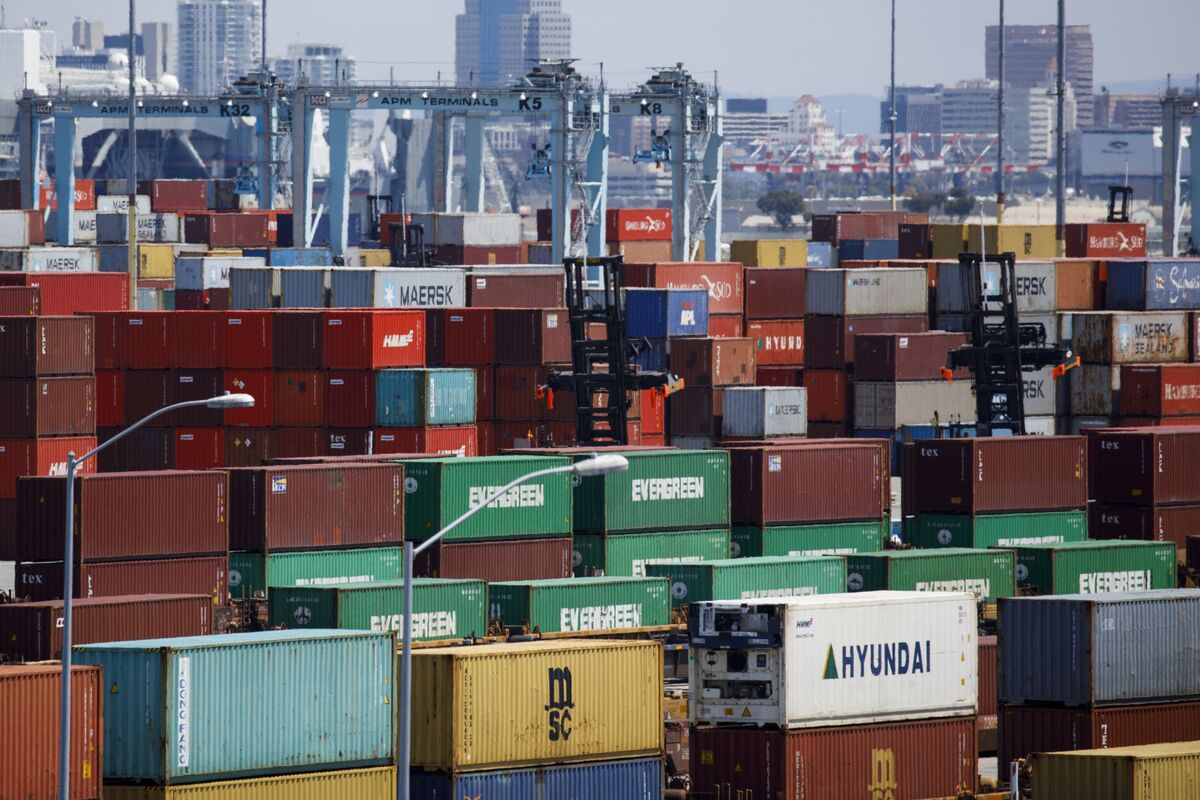 US Goods-Trade Deficit Narrows to Smallest Since October 2021 - Bloomberg
