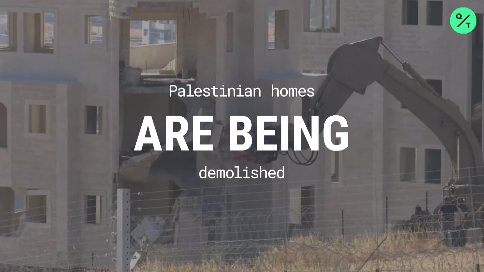 Watch Palestinian Home Demolitions Spiked - Bloomberg