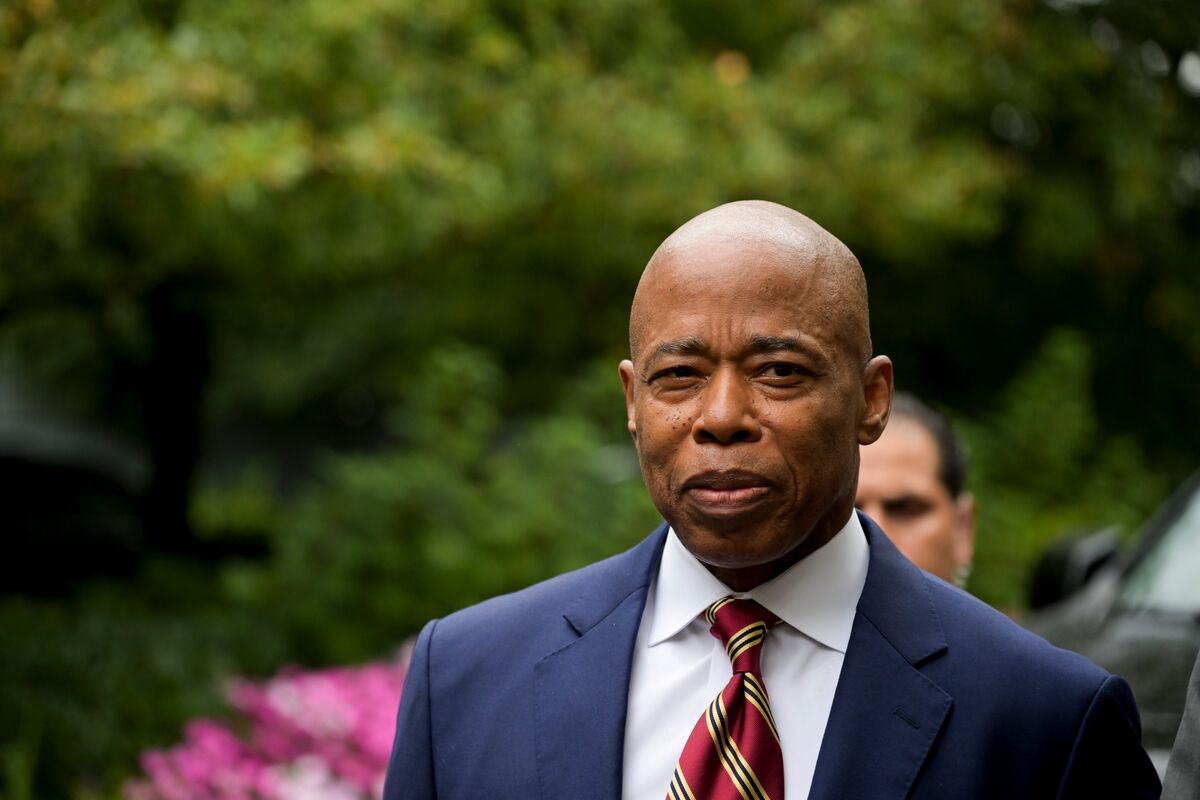 Eric Adams Seeks March Trial Ahead of New York Mayoral Primary - Bloomberg