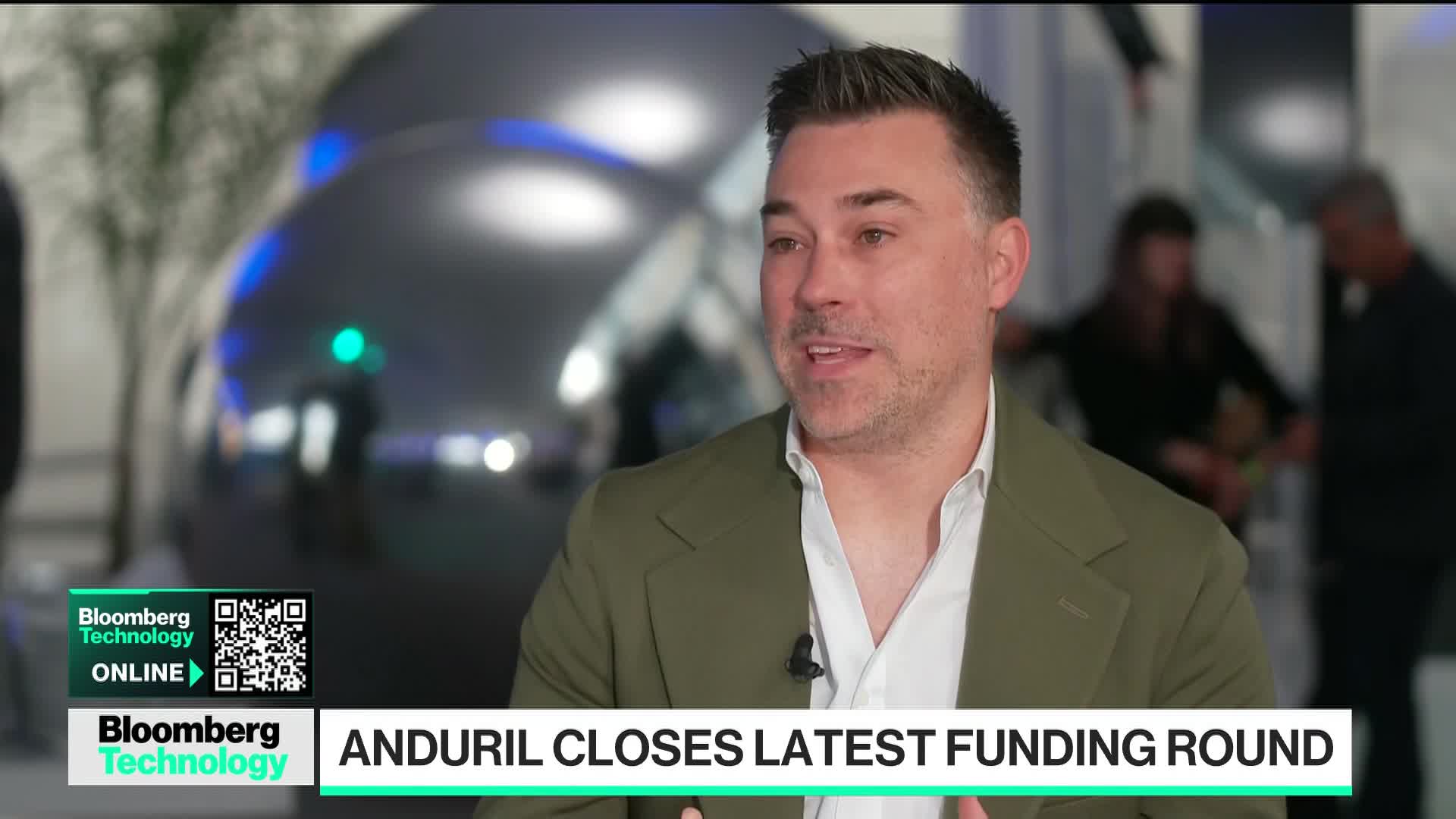 Watch Trae Stephens Says Anduril More Than Doubled Valuation - Bloomberg