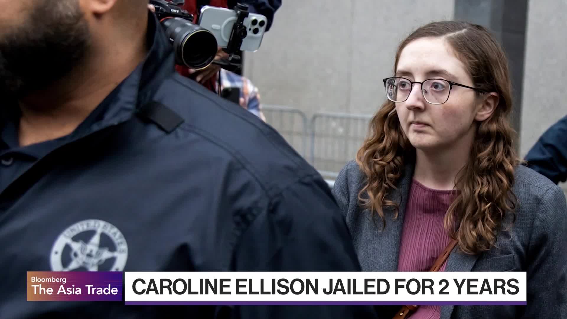 Watch Caroline Ellison Sentenced to 2 Years in Prison in FTX Case ...