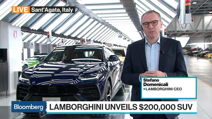 Lamborghini Finally Unveils the $200,000 Urus SUV - Bloomberg