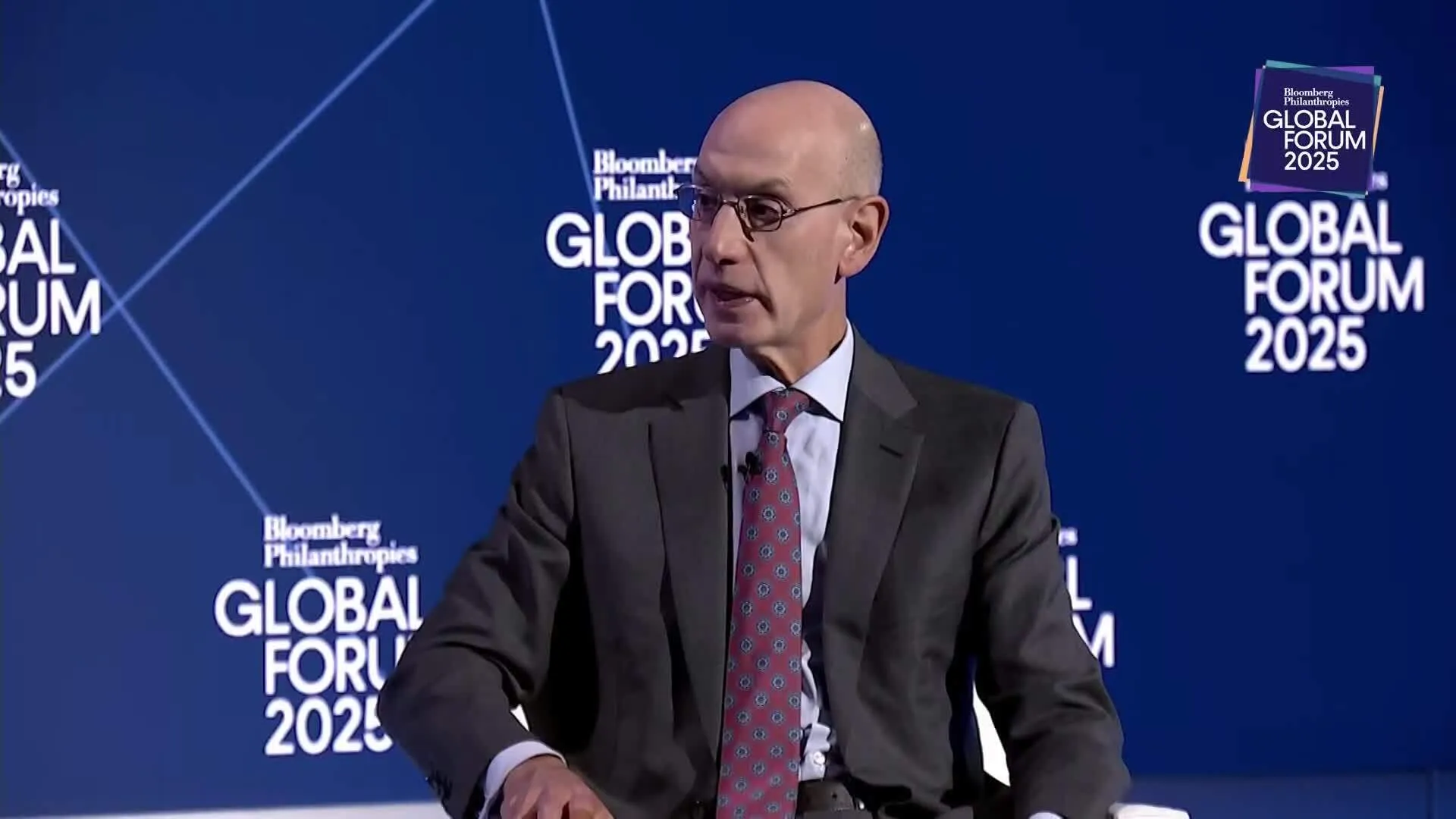 Watch NBA Commissioner Adam Silver on NBA Cup Global Intentions - Bloomberg