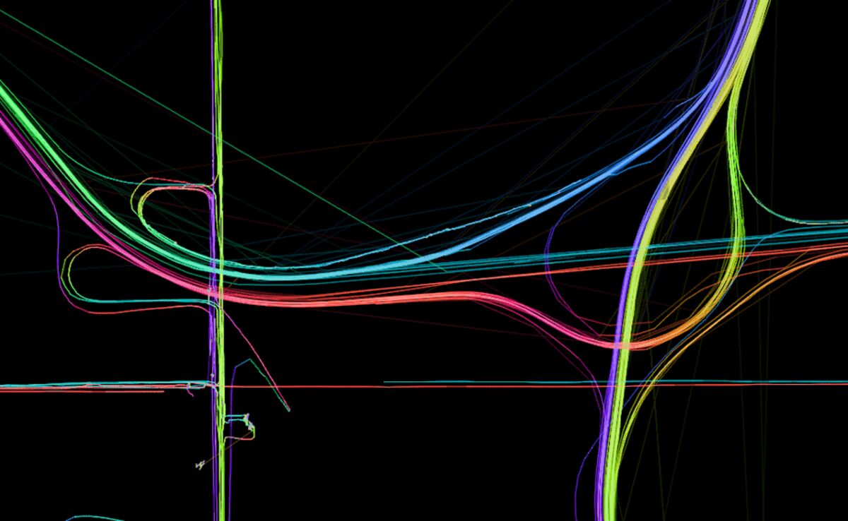 Tracing the World's Most Complicated Roadways With GPS Data - Bloomberg