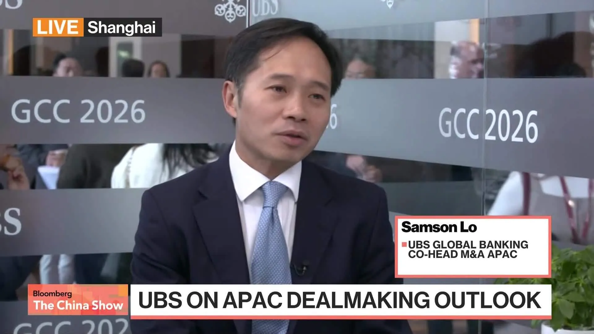 Watch UBS’ Lo on Asia M&A Landscape for 2026 - Bloomberg