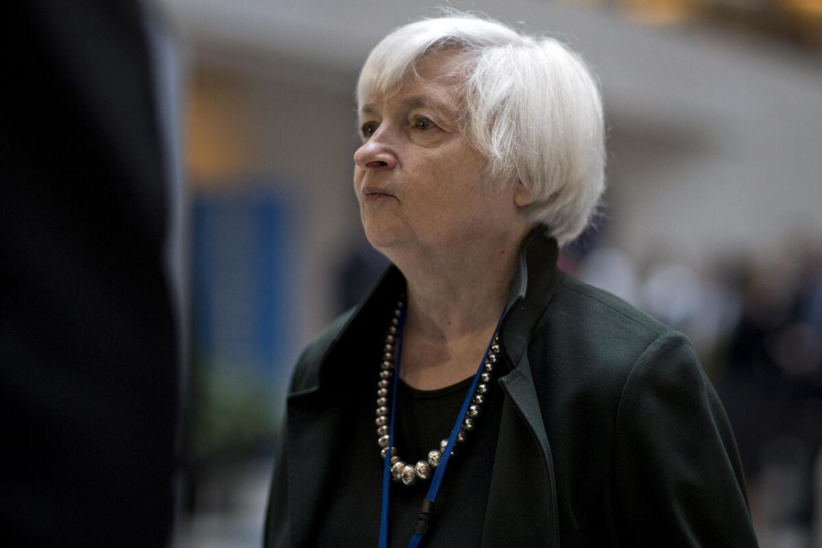 Yellen Wonders If Fed Inflation Credibility Dented on Her Watch - Bloomberg