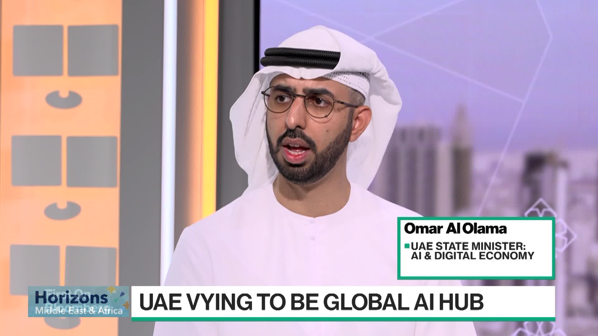 Watch UAE AI Minister: We Want to be Number One Globally - Bloomberg