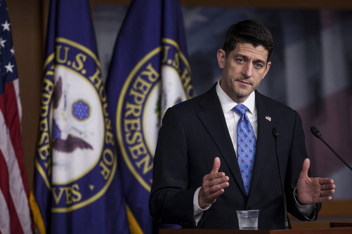 Ryan Says Tax Overhaul Must Happen in 2017 to Rebuild Economy - Bloomberg