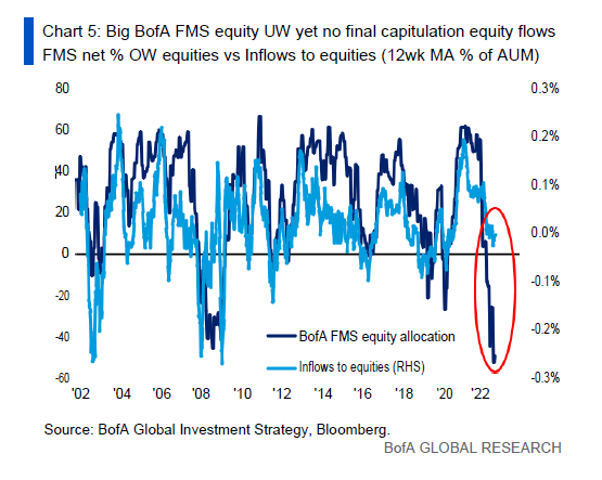 BofA Says Investor Capitulation Yet to Show Up in Equity Flows ...