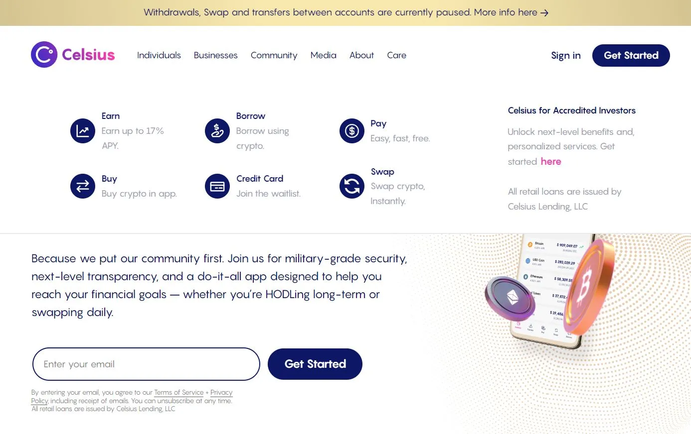 Shareholders in Bankrupt Crypto Lender Celsius Seek ‘Fiduciary’ - Bloomberg