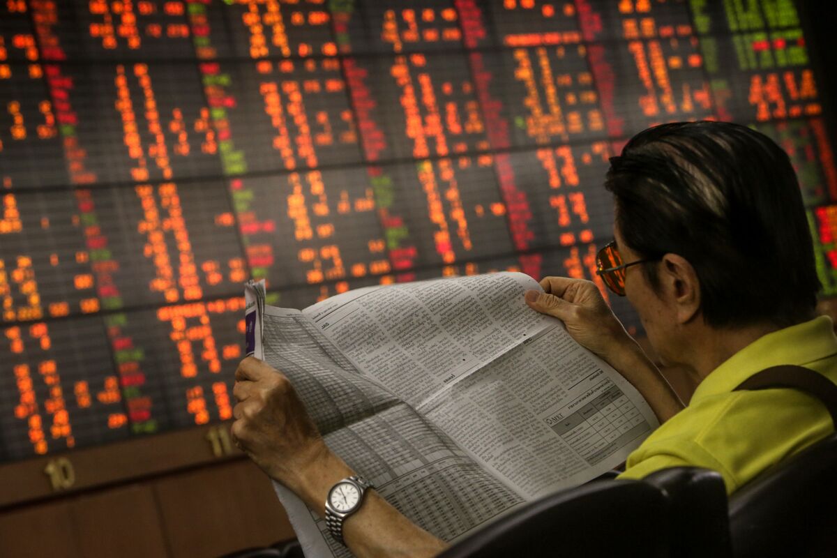 Asian Stocks Are Caught in the Longest Sell-off in 16 Years - Bloomberg