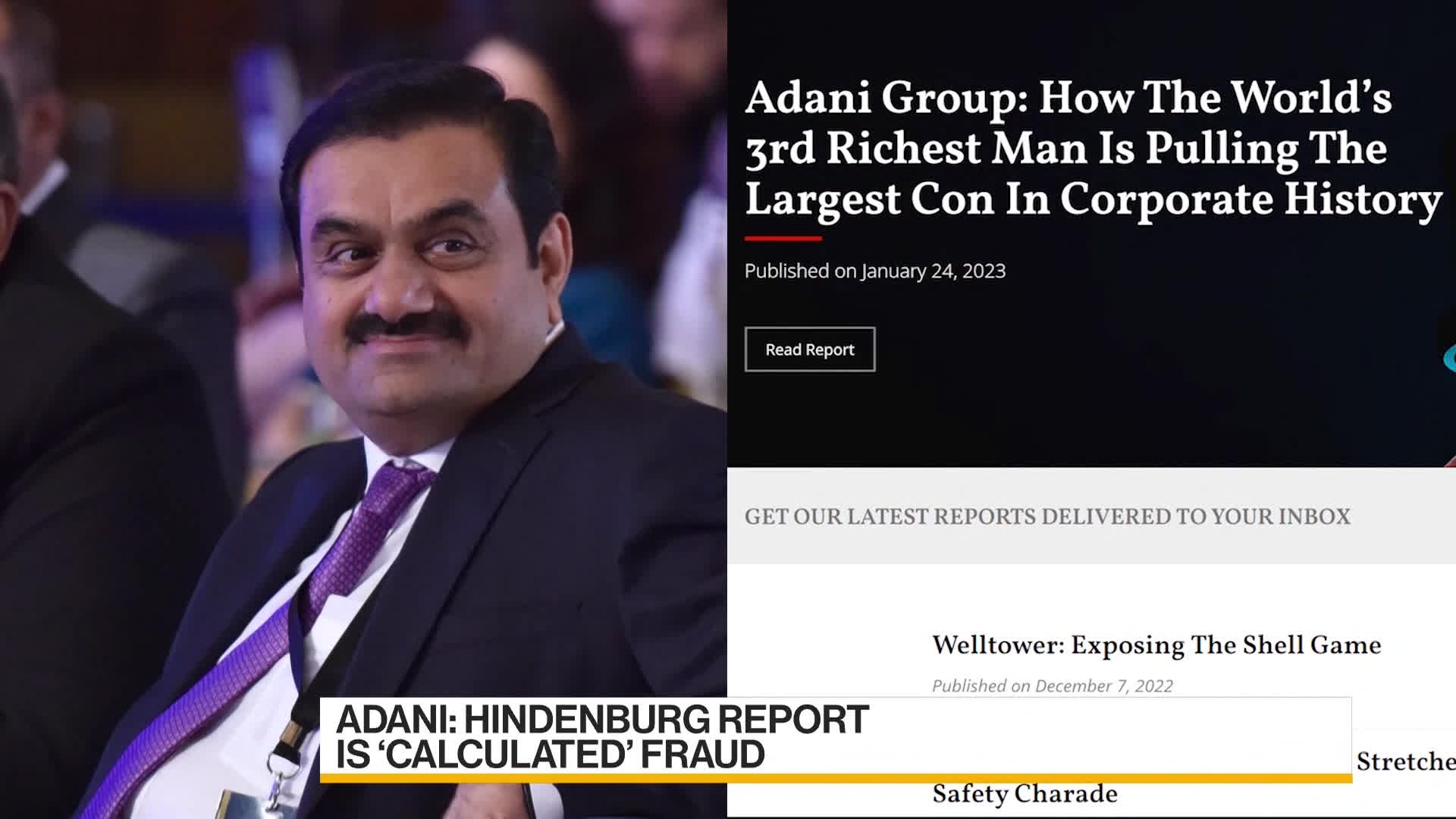 Watch Adani Publishes 413-Page Rebuttal to Short-Seller Hindenburg's ...