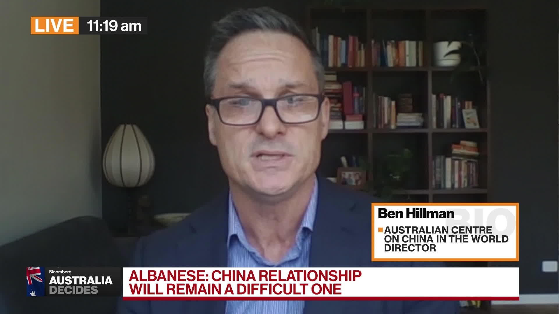 Watch ANU Prof. Ben Hillman on Australian Election - Bloomberg