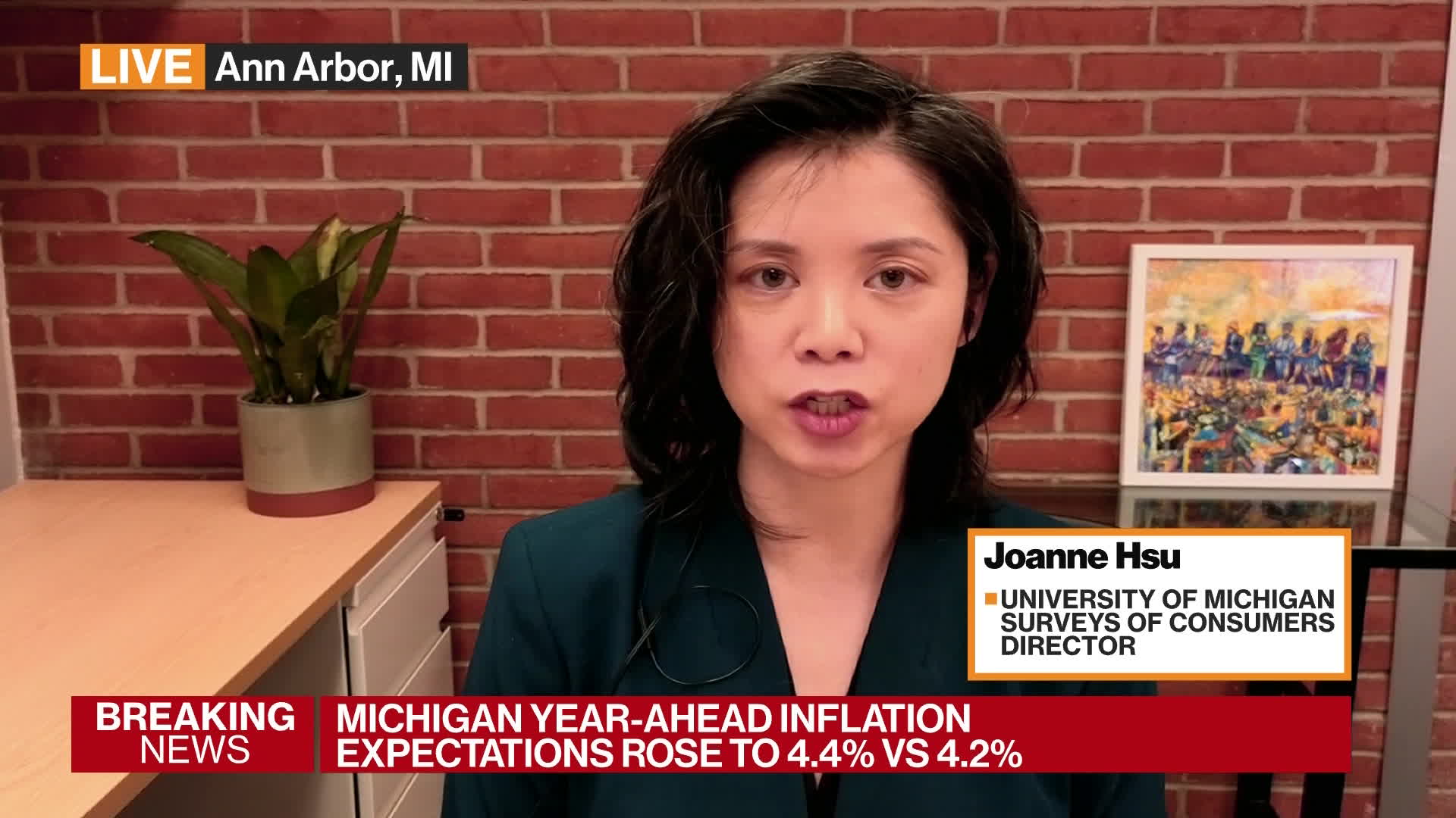 Watch Instant Analysis: Michigan Year-Ahead Inflation Rises - Bloomberg