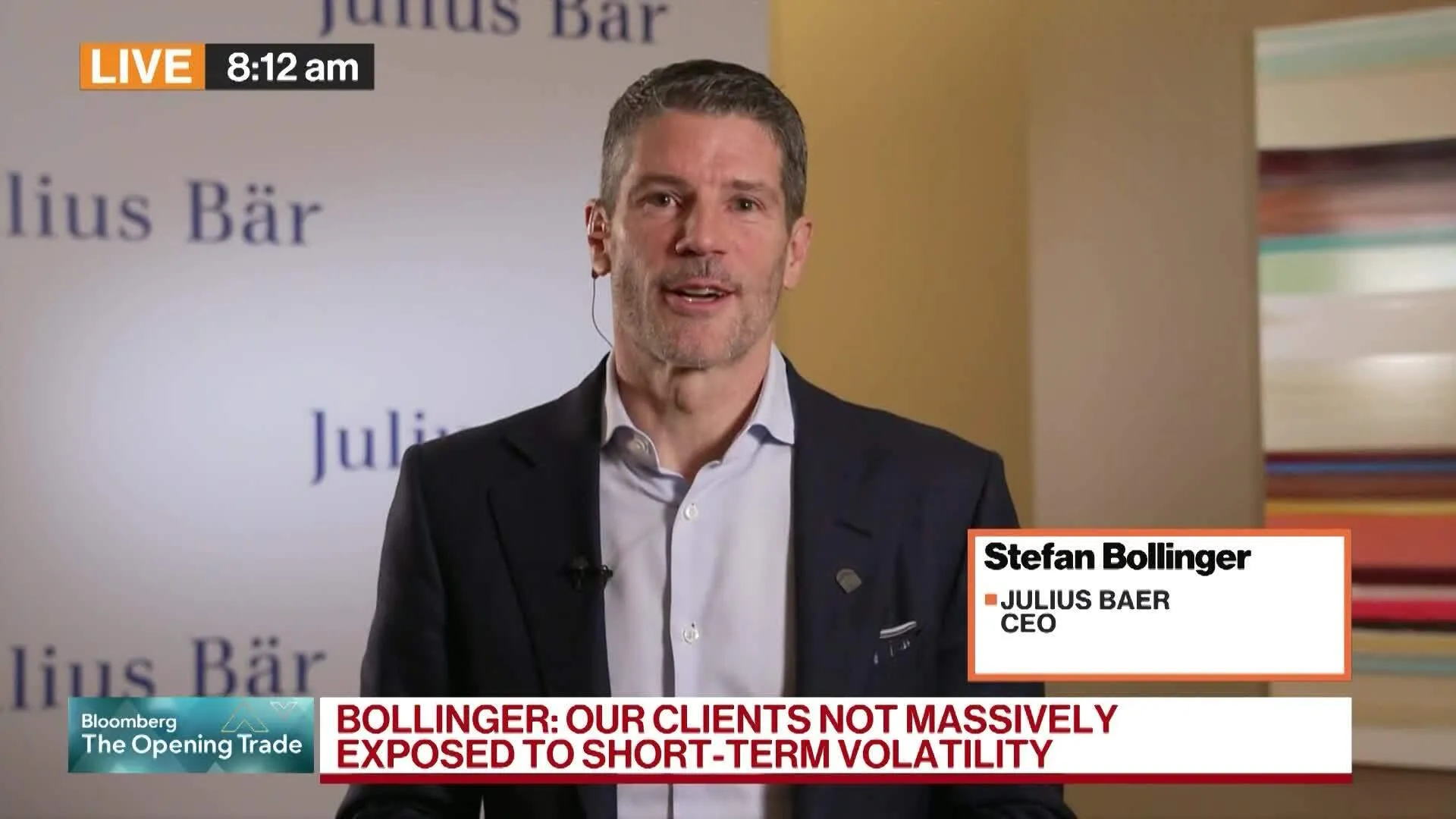 Watch Julius Baer CEO on Earnings, Strategy Revamp - Bloomberg