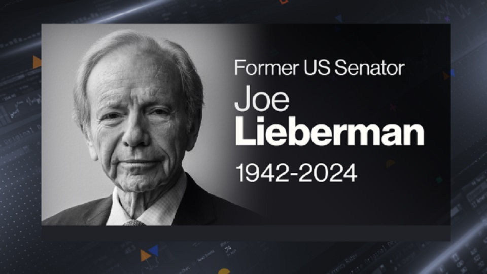 Watch Former Senator Joe Lieberman Dies at 82 - Bloomberg